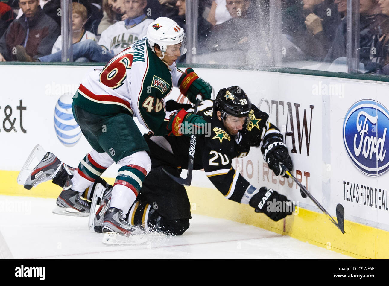 Feb. 24, 2012 - Dallas, Texas, US - Dallas Stars Forward Radek Dvorak ...