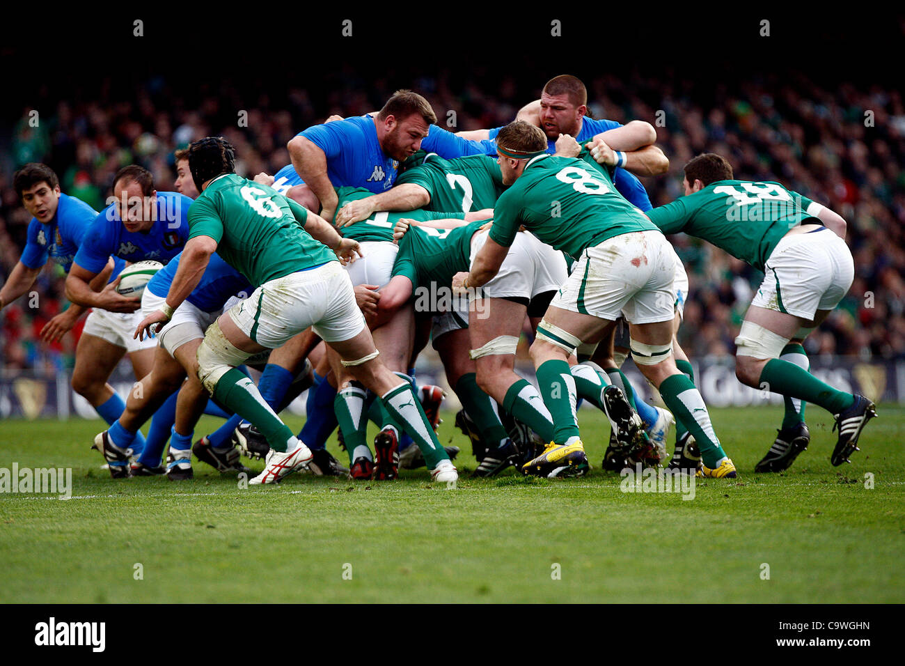 Rugby dublin stadium 2012 hi-res stock photography and images - Alamy