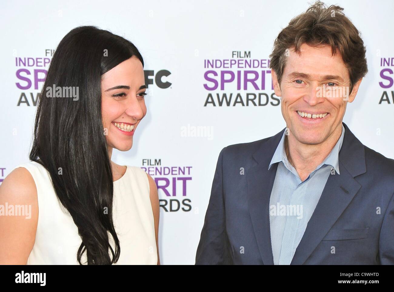 Giada Colagrande, Willem Dafoe at arrivals for 2012 Film Independent ...