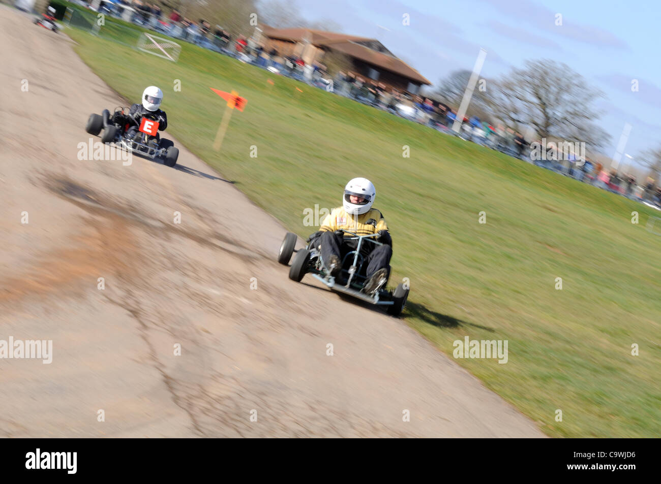25th Feb 2012 - Stoneleigh Park, Coventry, UK. Historic kart racing ...