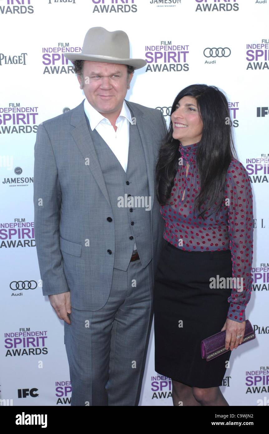 John C. Reilly, Alison Dickey at arrivals for 2012 Film Independent ...