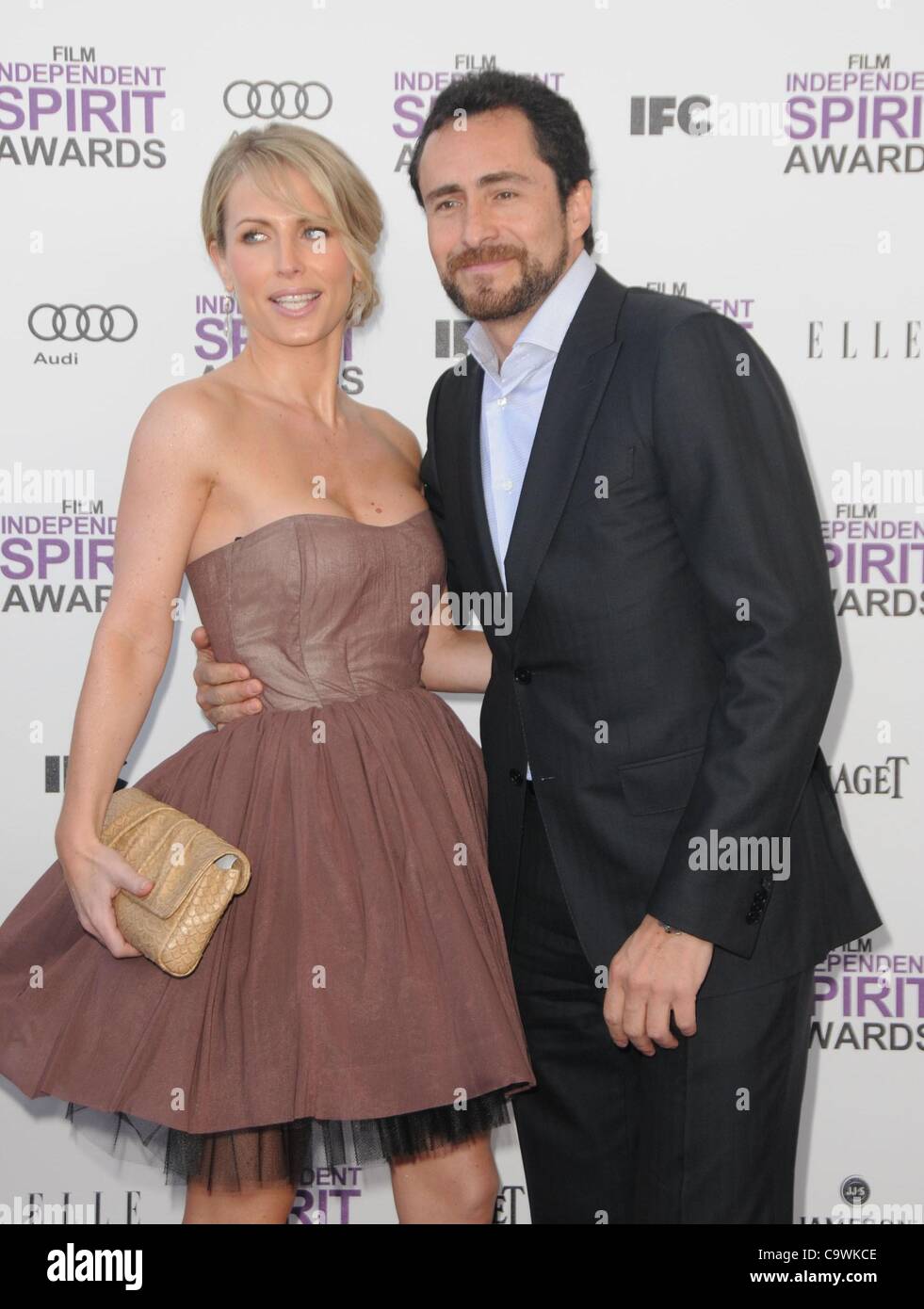 Stefanie Sherk, Demian Bichir at arrivals for 2012 Film Independent ...