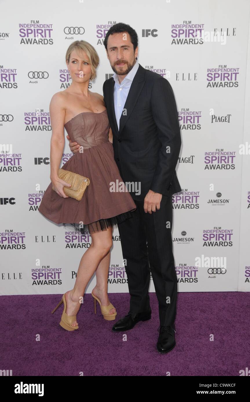 Stefanie Sherk, Demian Bichir at arrivals for 2012 Film Independent ...