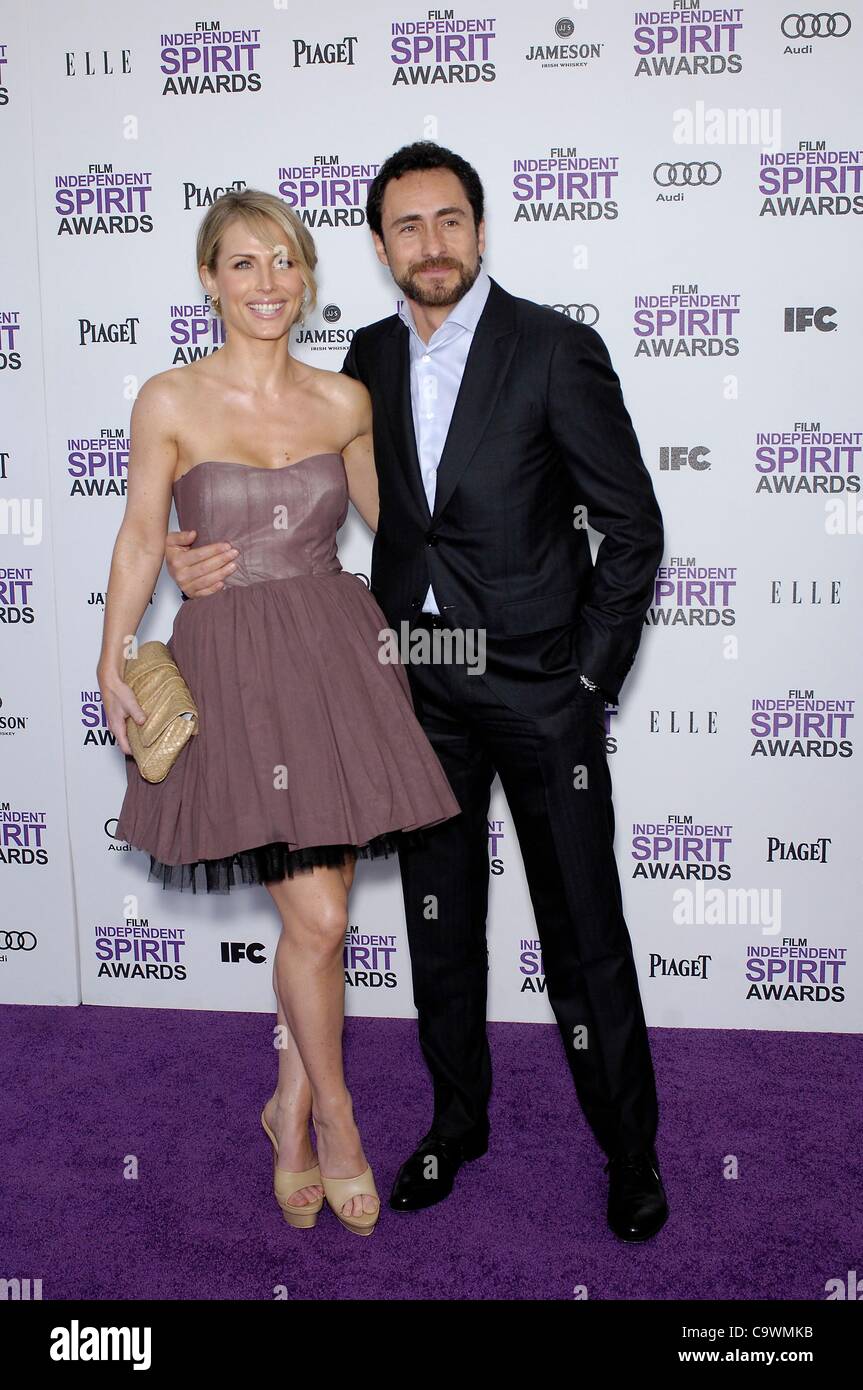 Stefanie Sherk, Demian Bichir at arrivals for 2012 Film Independent ...