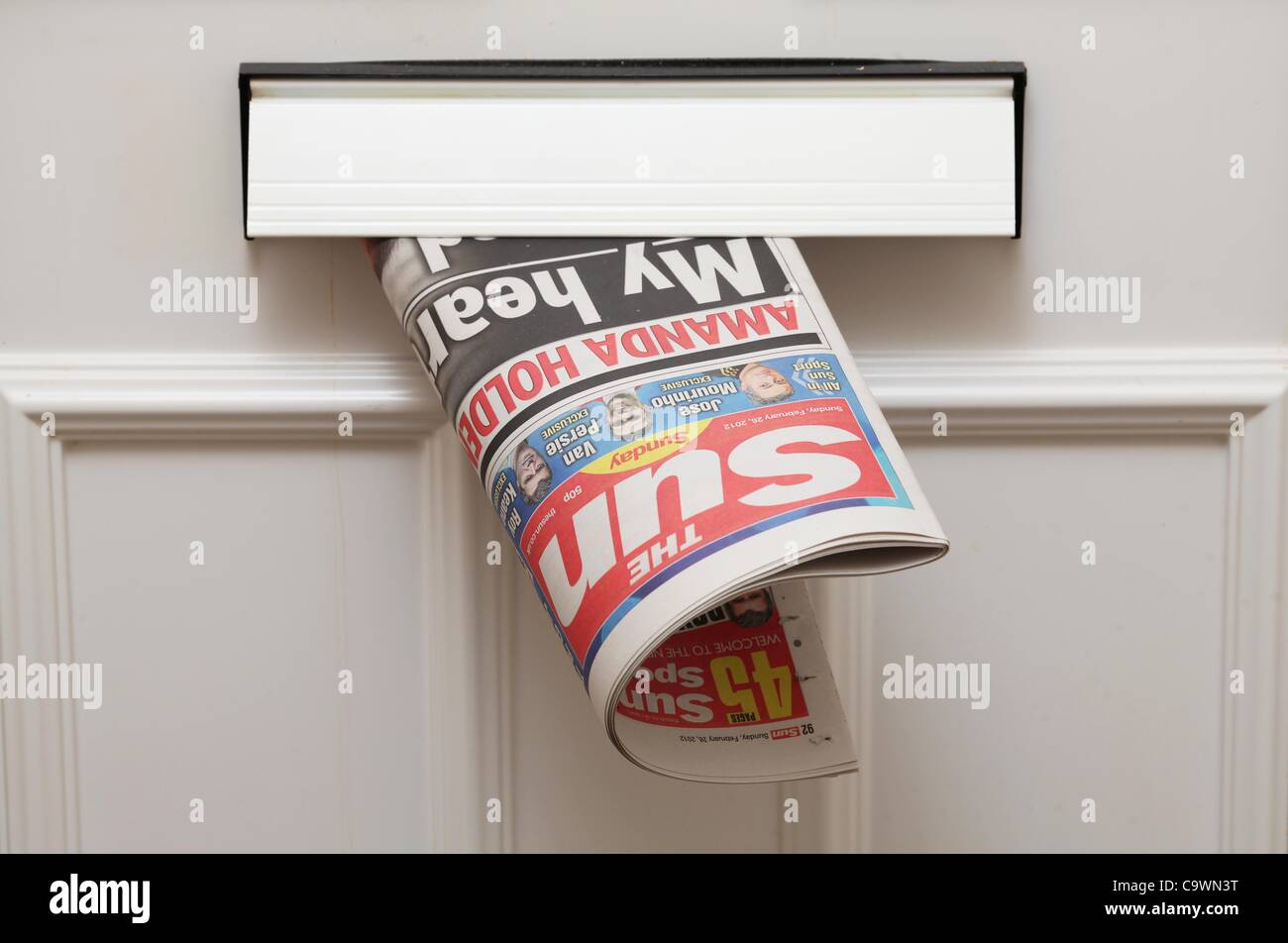 The first edition of The Sun on Sunday Newspaper. 26 February 2012 ...