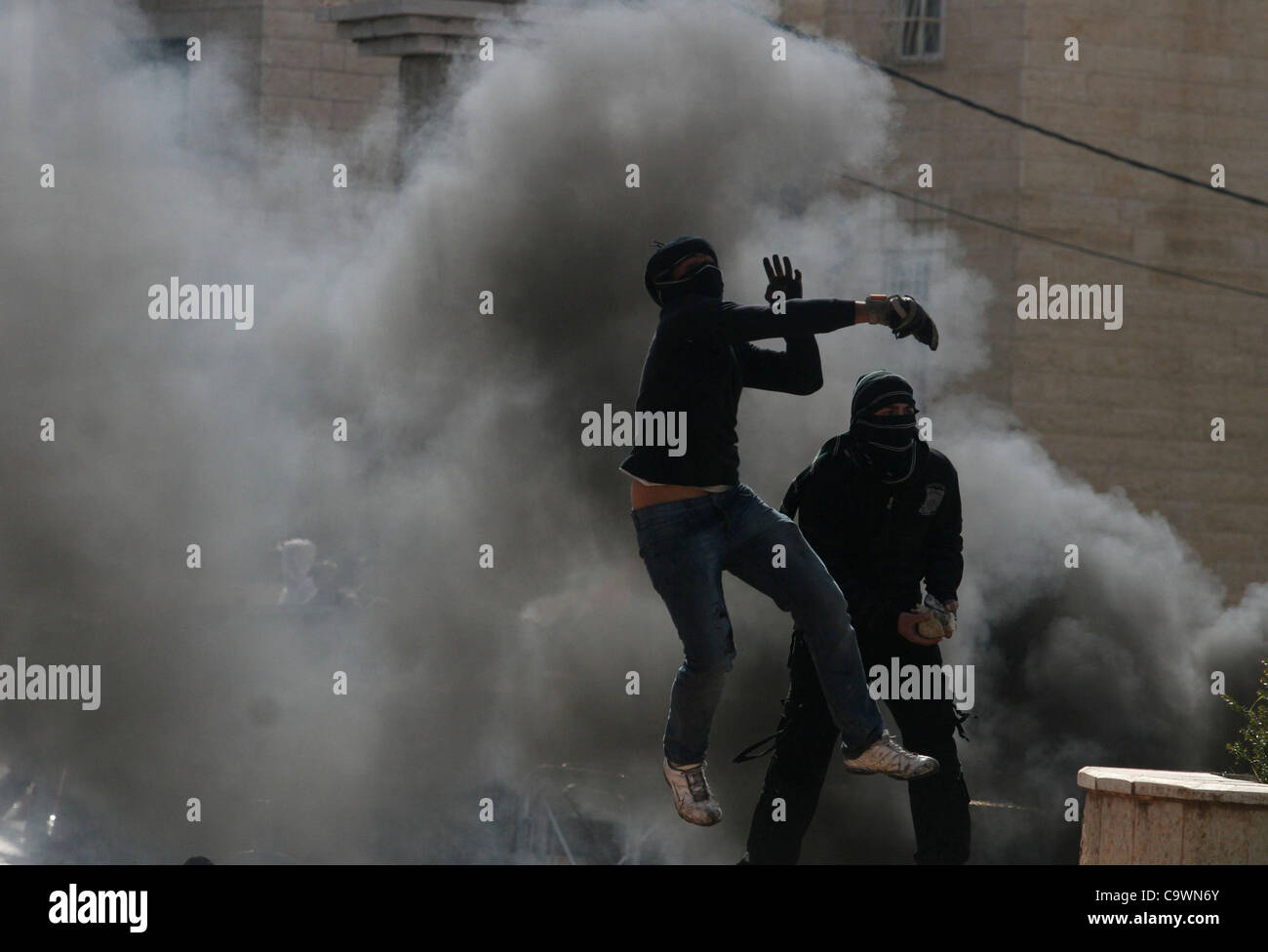 Feb. 25, 2012 - Al-Ram, West Bank, Palestinian Territory - Palestinians ...