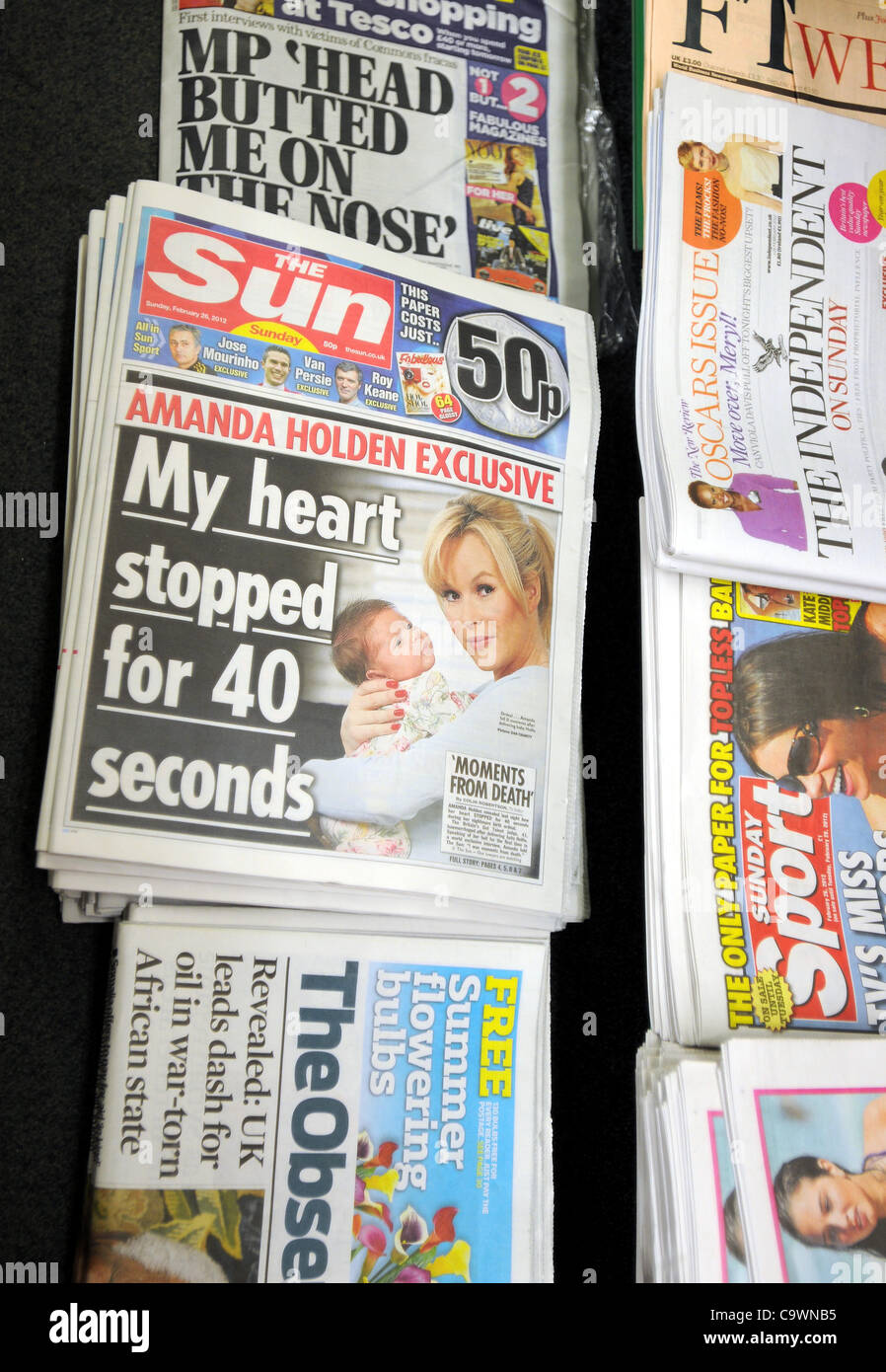 Launch of the sun newspaper hi-res stock photography and images - Alamy