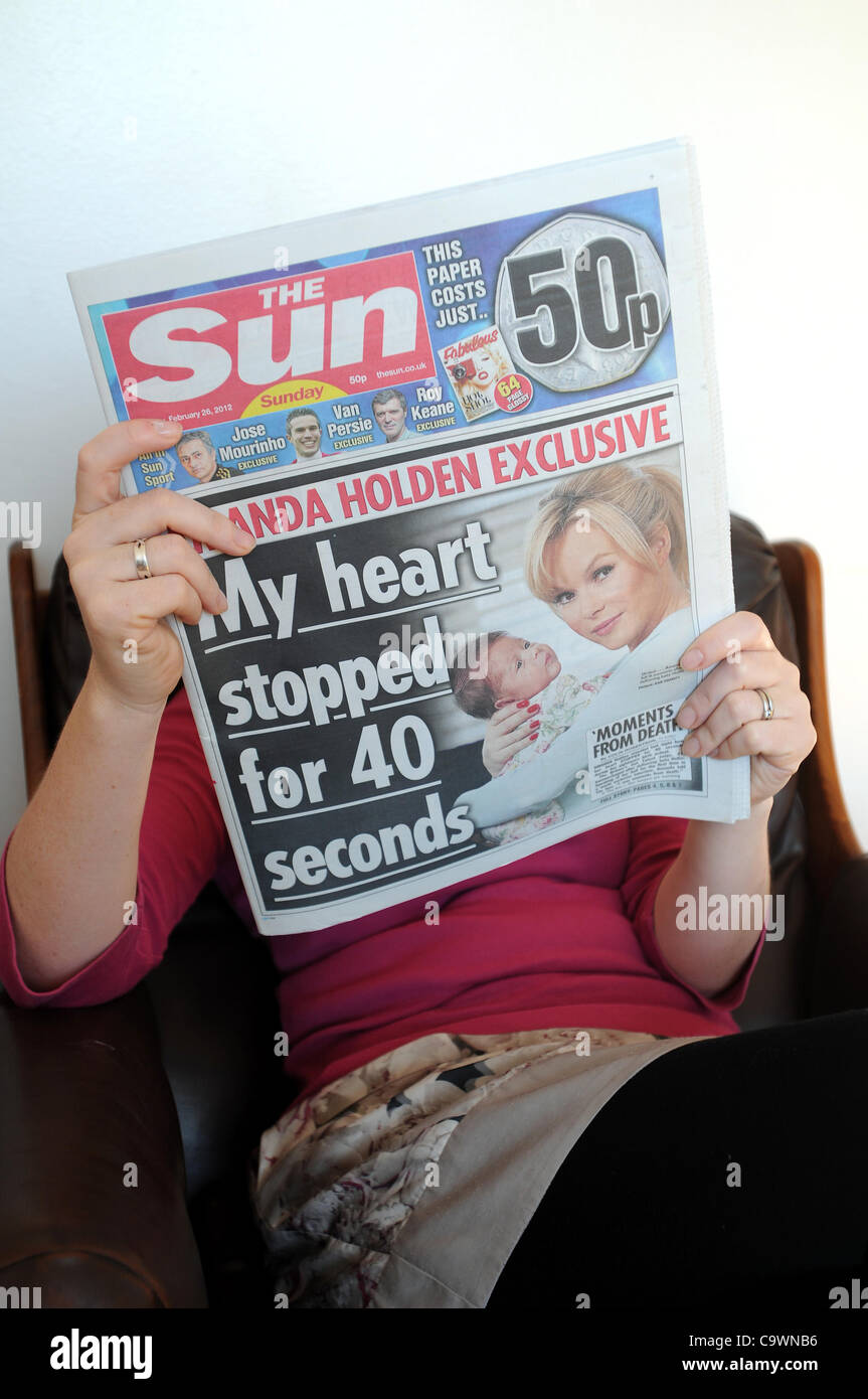 UK, The first edition of News International's The Sun on Sunday ...