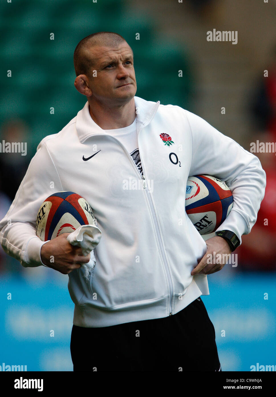 GRAHAM ROWNTREE ENGLAND RU FORWARDS COACH TWICKENHAM MIDDLESEX ENGLAND ...
