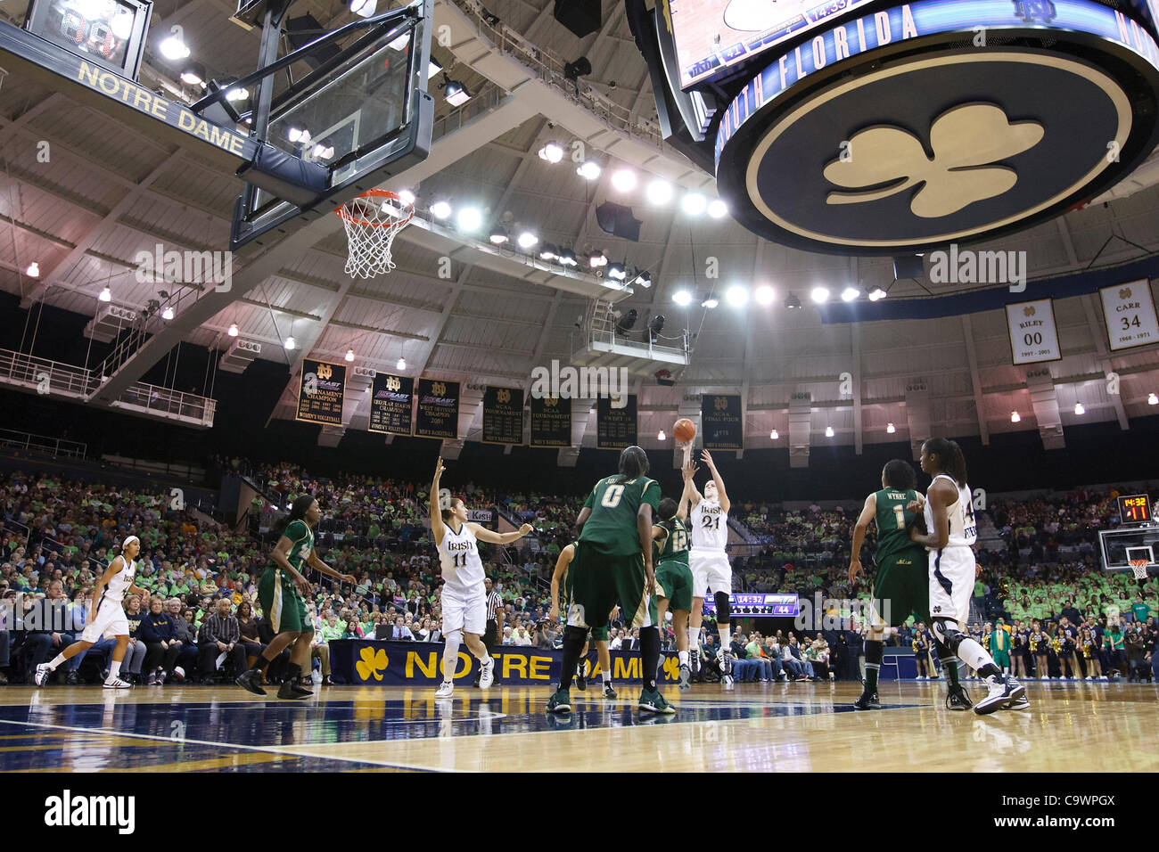 Feb. 25, 2012 - South Bend, Indiana, U.S - A general view as Notre Dame ...