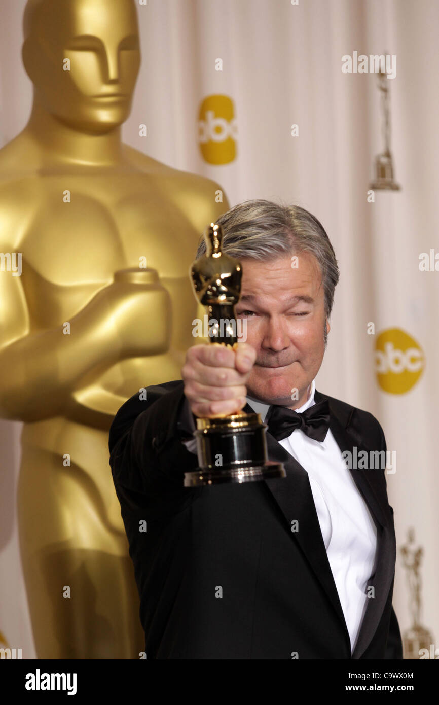 Feb. 26, 2012 - Hollywood, California, U.S. - GORE VERBINSKI with award ...