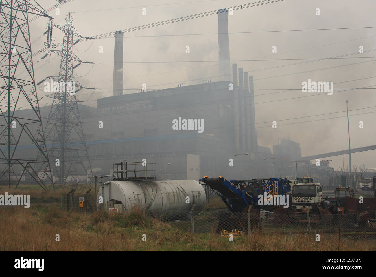 Power station fire hi-res stock photography and images - Alamy