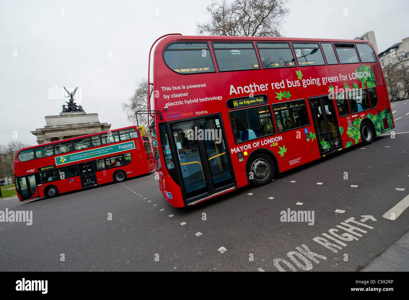 The new hybrid routemaster bus finally joins the London bus fleet on ...