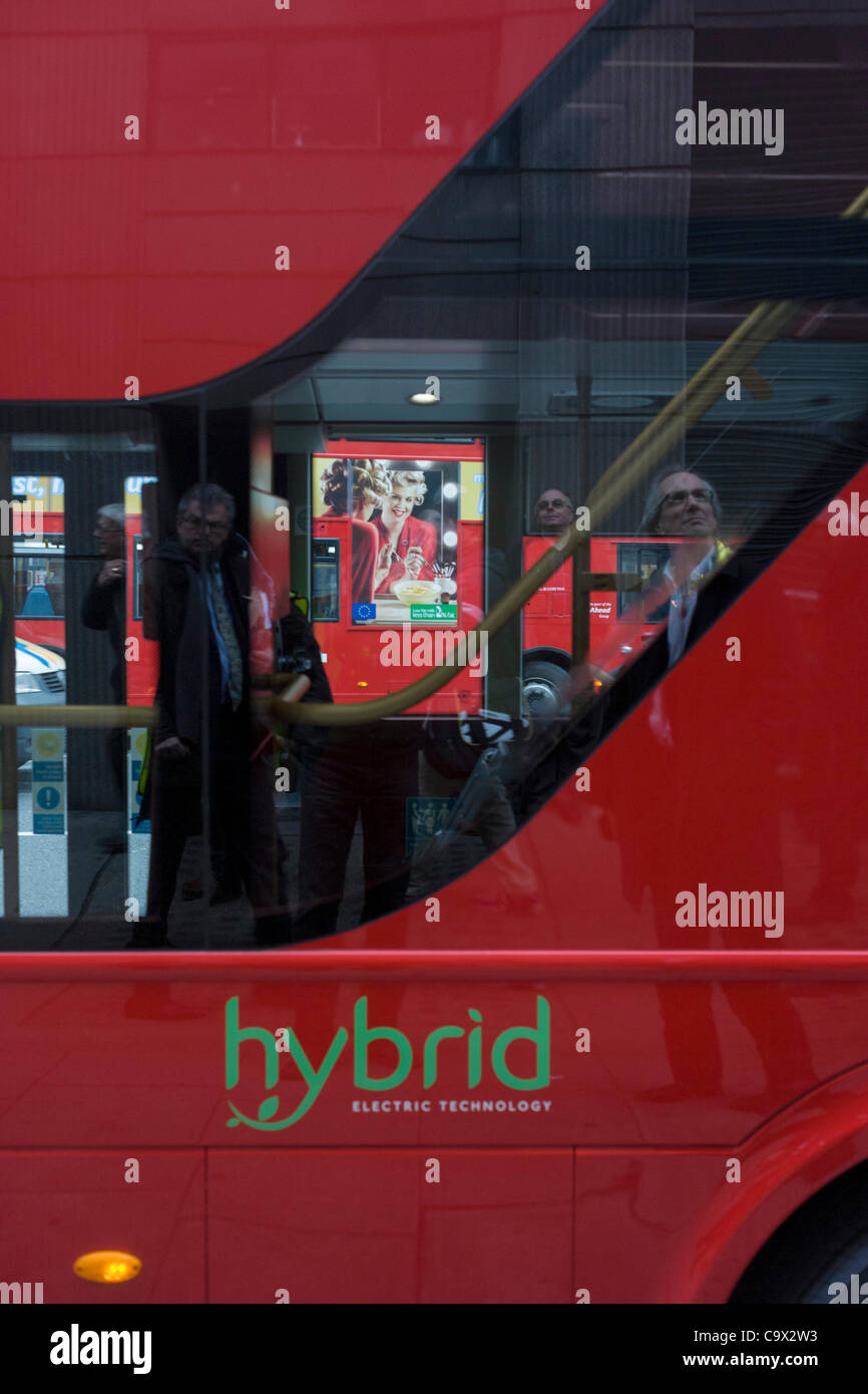 The curved lines of London's newest red double-decker Routemaster (27th ...