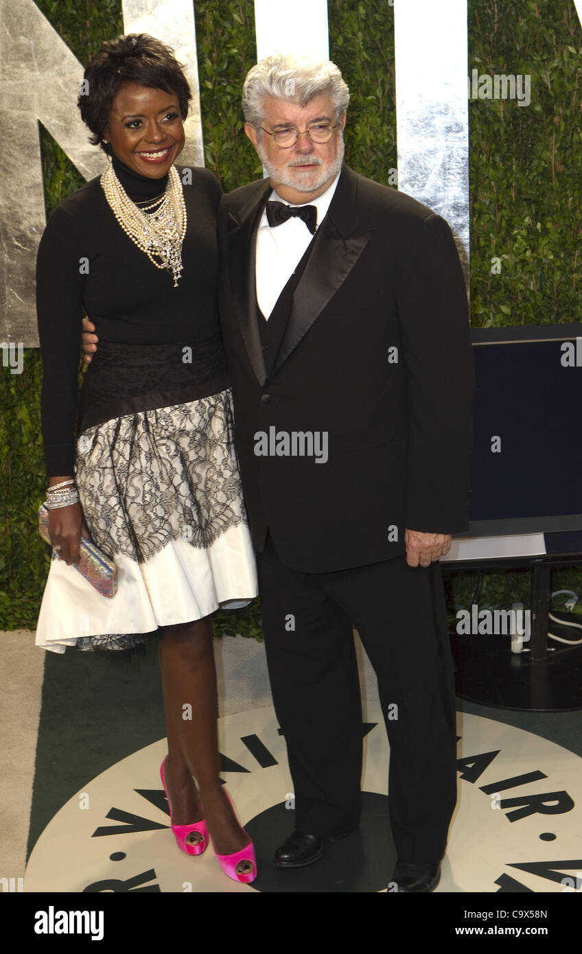 George lucas and wife mellody hobson hi-res stock photography and ...