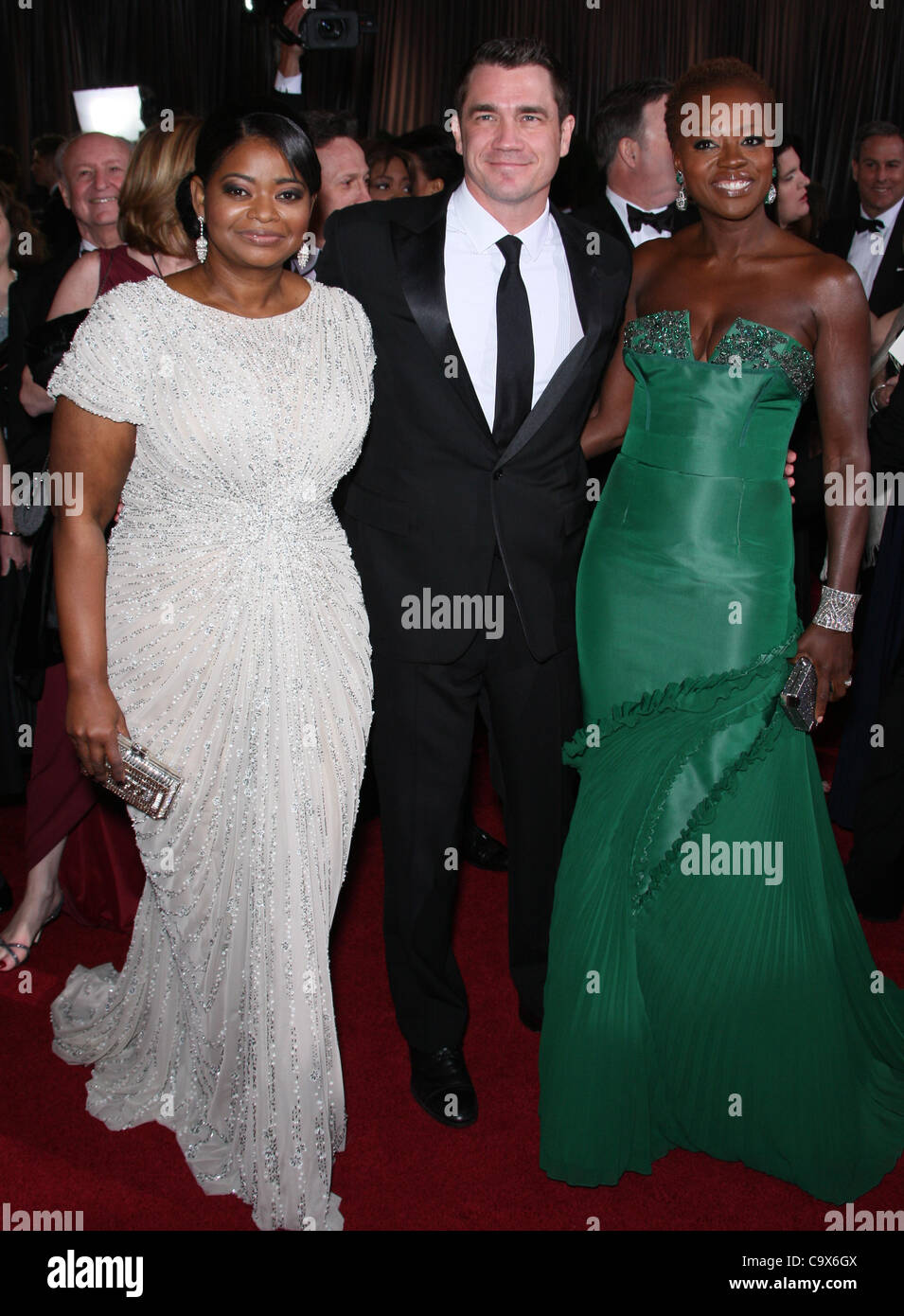 OCTAVIA SPENCER & TATE TAYLOR & VIOLA DAVIS THE 84TH ACADEMY AWARDS ...