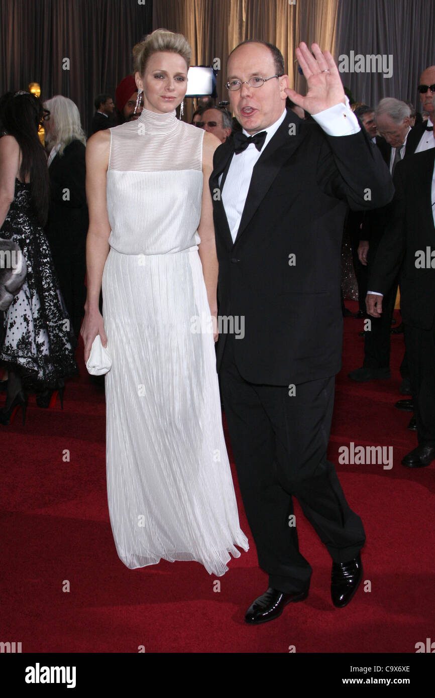 Princess charlene of monaco prince albert of monaco hi-res stock ...