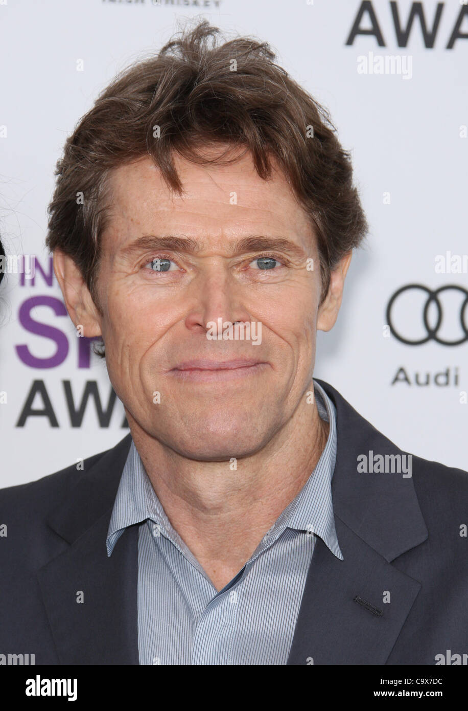 WILLEM DEFOE 2012 FILM INDEPENDENT SPIRIT AWARDS. ARRIVALS LOS ANGELES ...