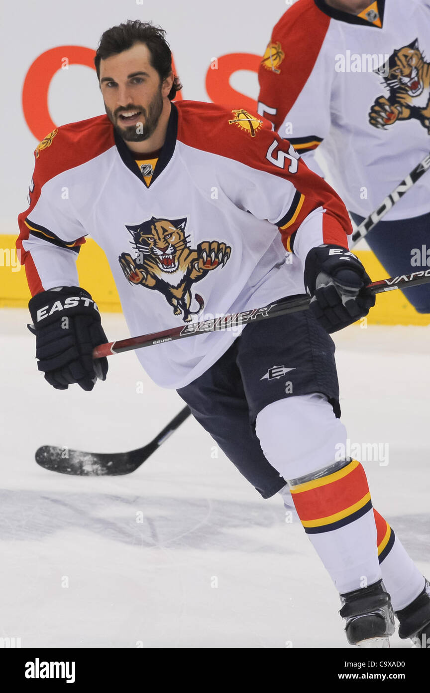 Feb. 28, 2012 - Toronto, Ontario, Canada - Florida Panthers defenseman ...