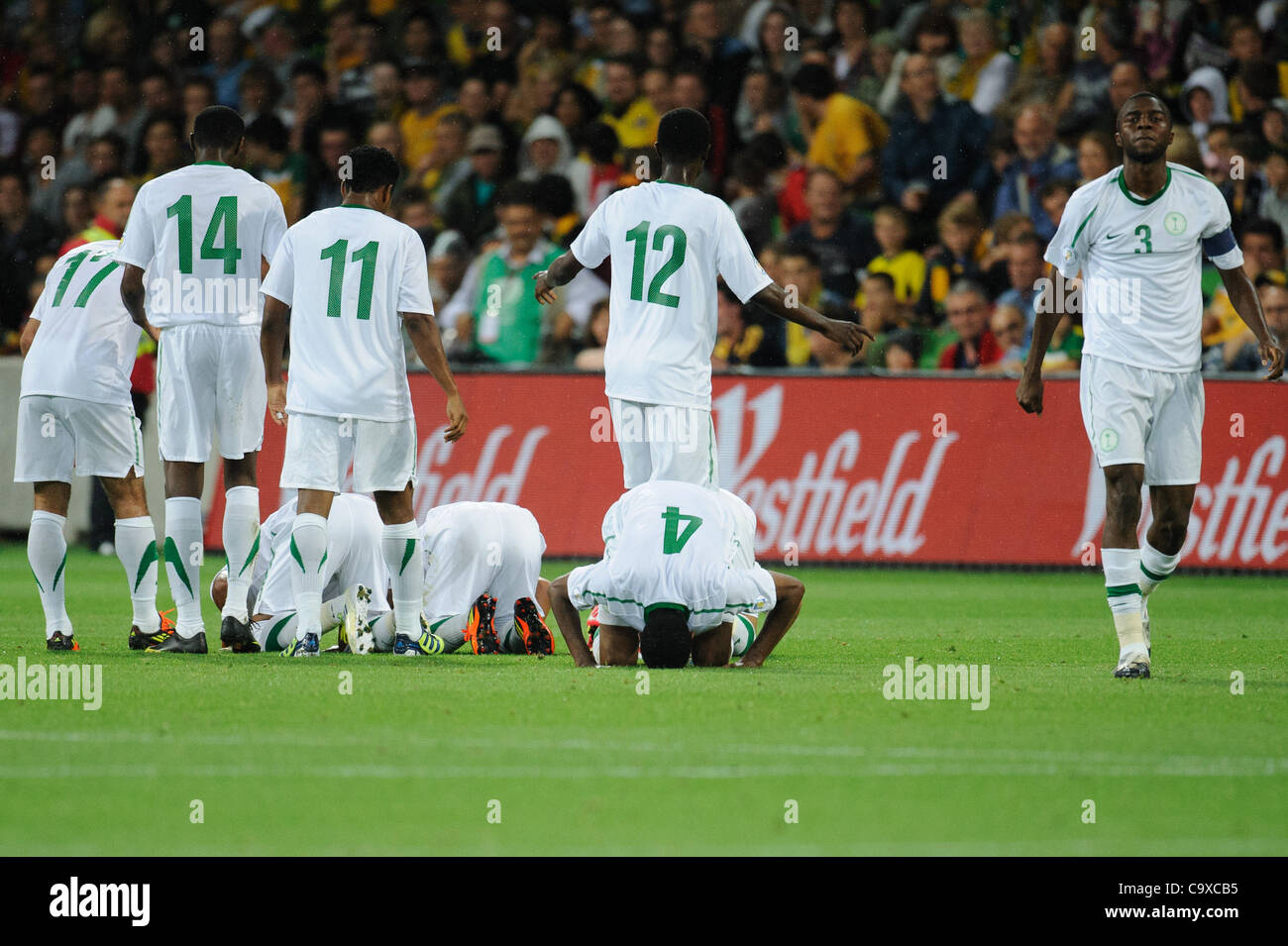 Feb. 29, 2012 - Melbourne, Victoria, Australia - Saudi Arabian team ...