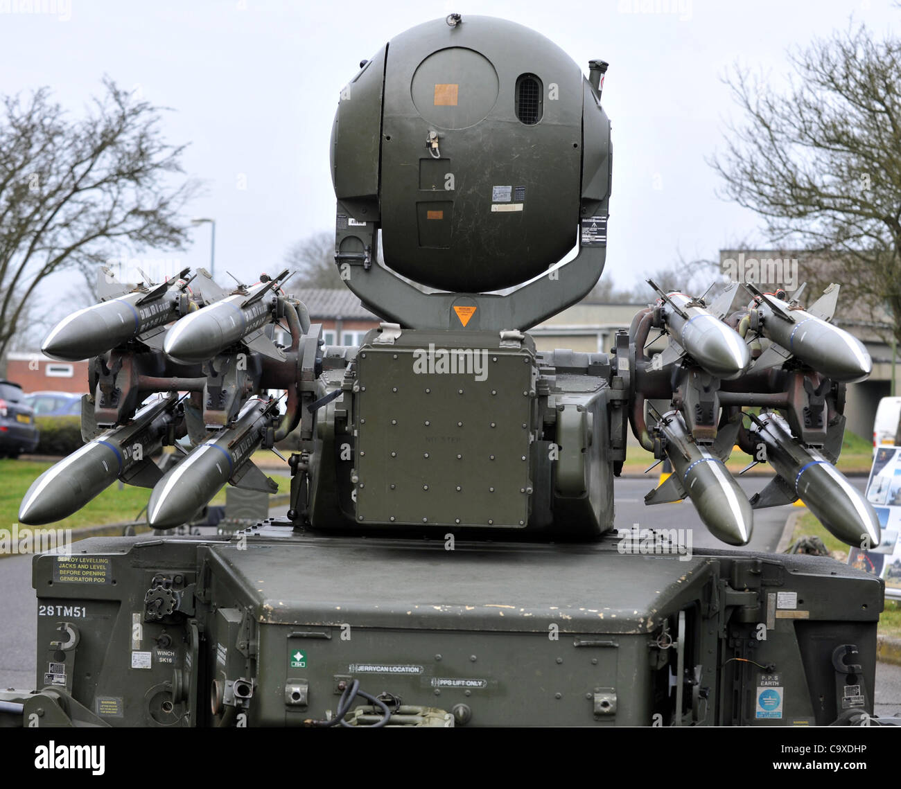 Rapier air defence missile system Stock Photo - Alamy