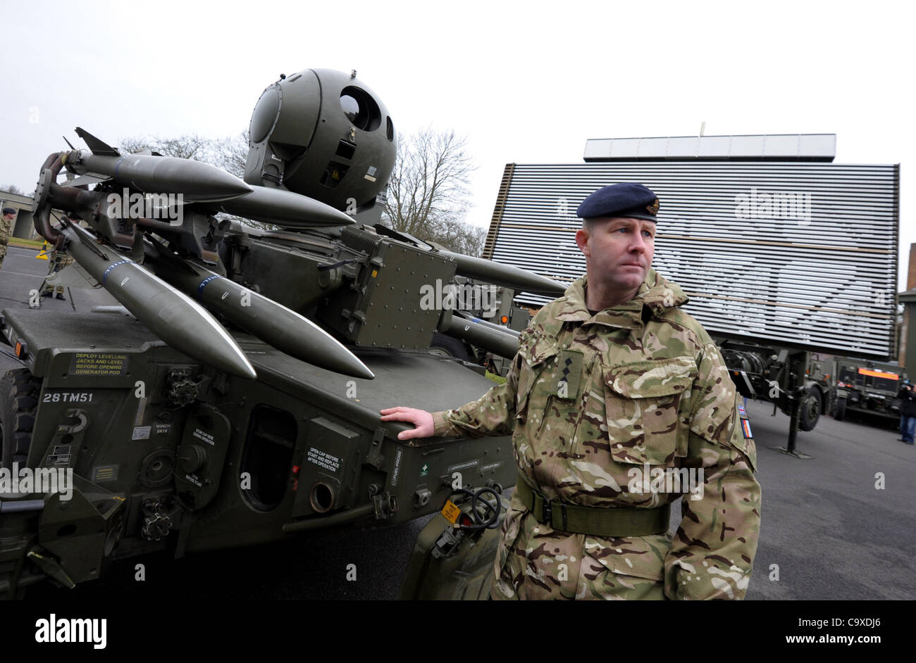 Rapier missile system, British surface-to-air missile system, UK Stock ...