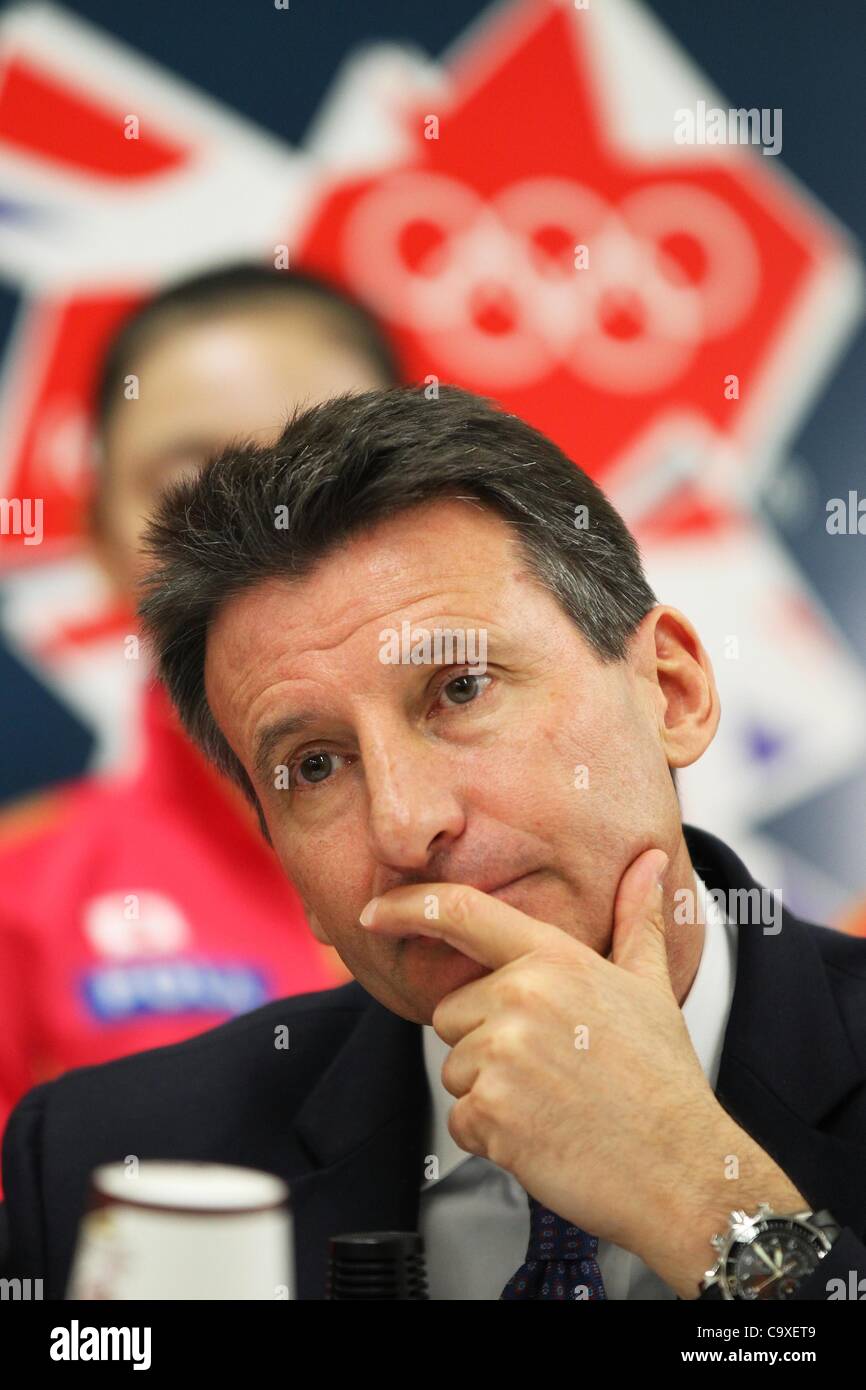 Sebastian coe locog chairman february hi-res stock photography and ...