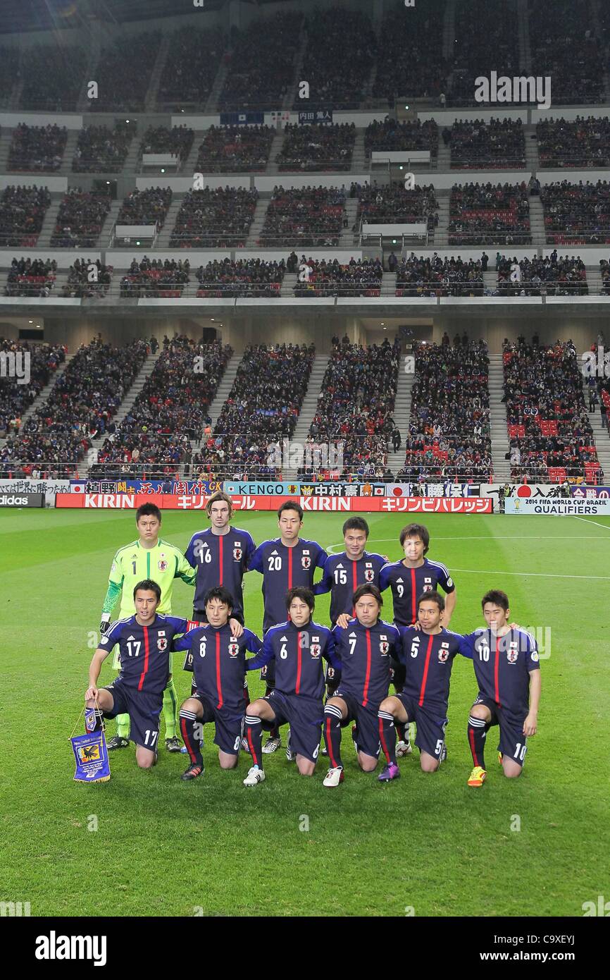 Japan National Team Group Line-Up (JPN), FEBRUARY 29, 2012 - Football ...