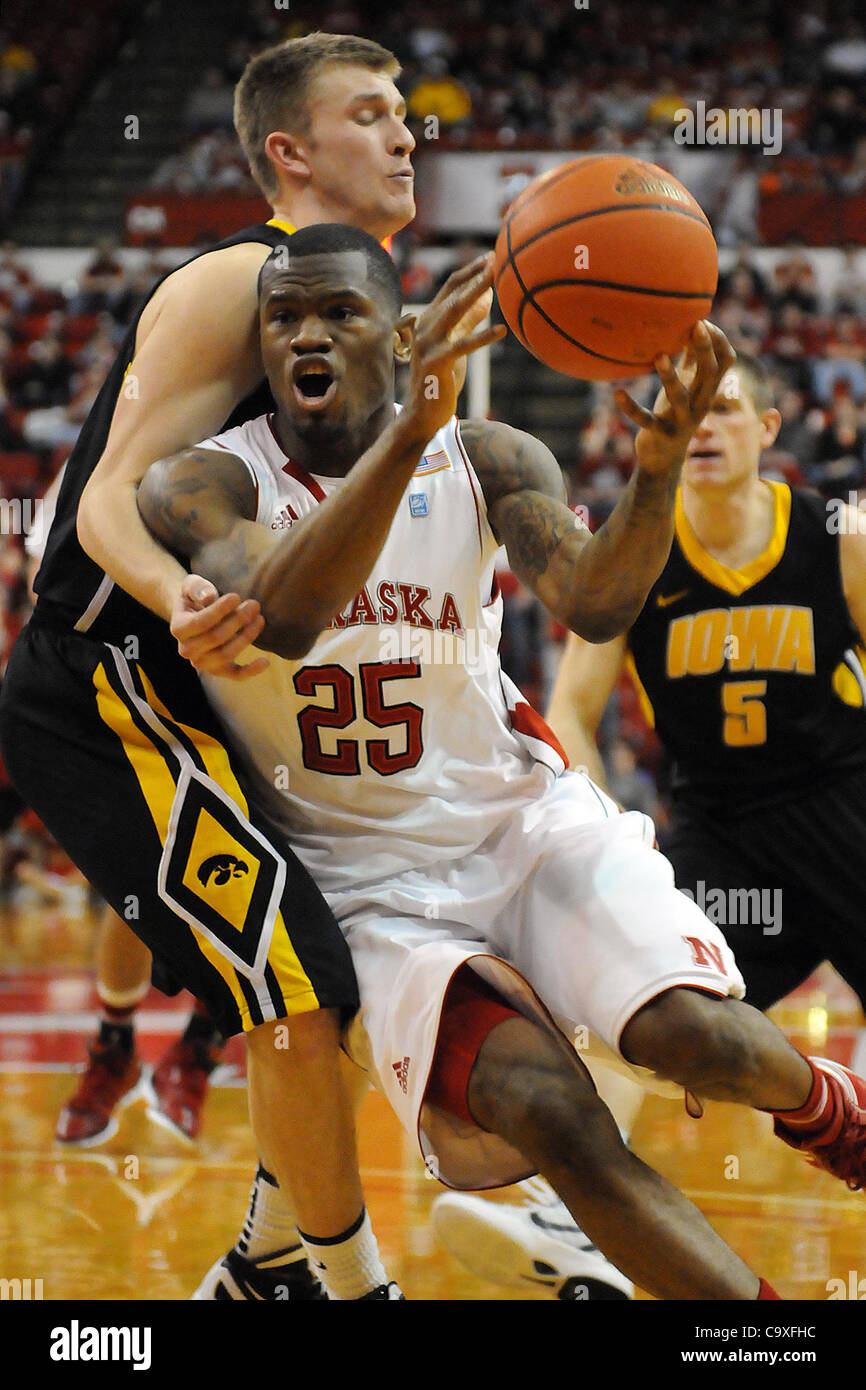 Feb. 29, 2012 - Lincoln, Nebraska, U.S - Nebraska guard Caleb Walker ...