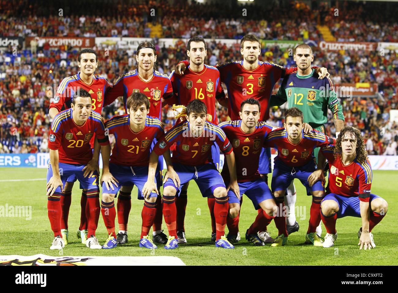 Spain football team starting hi-res stock photography and images - Alamy
