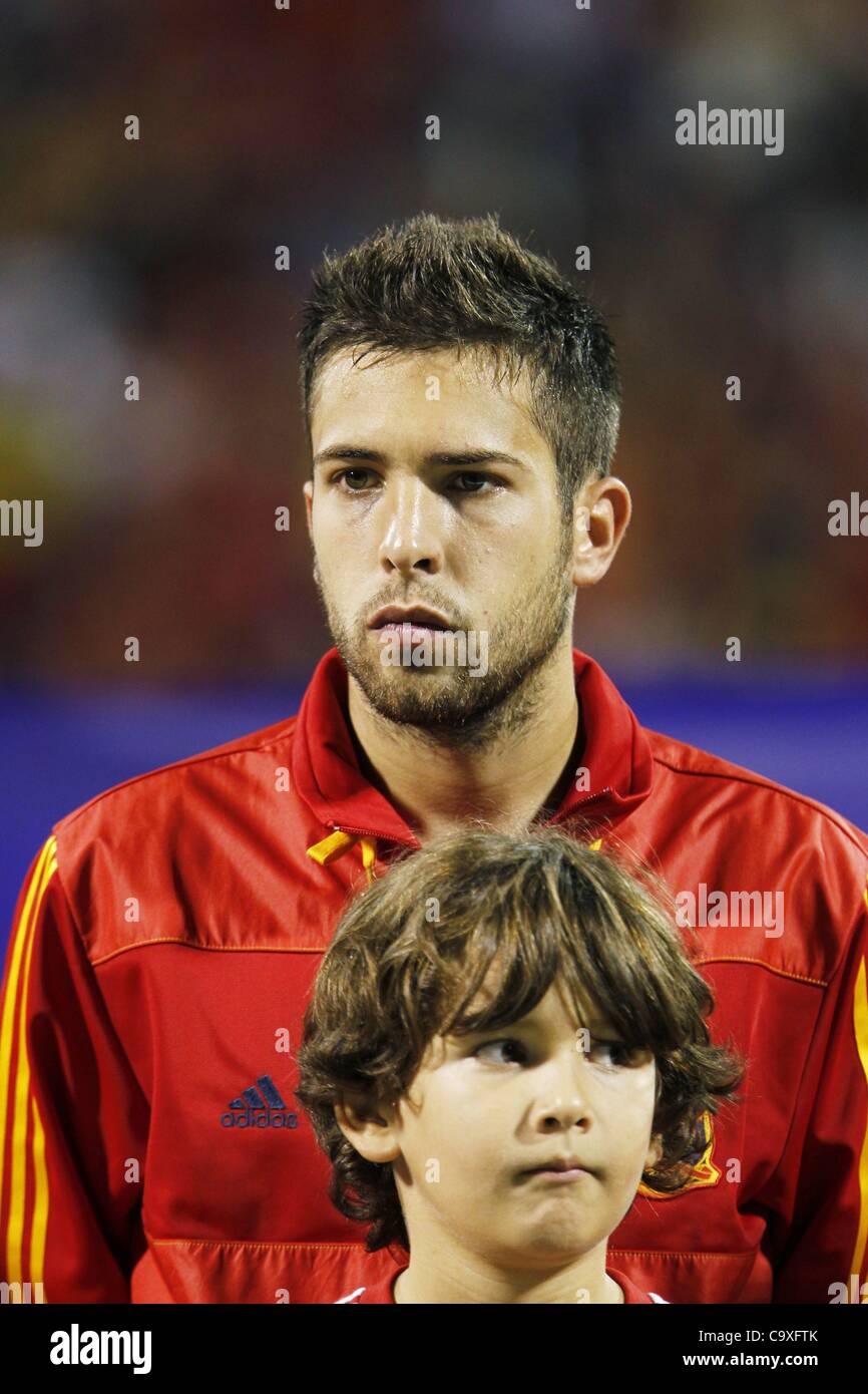Jordi Alba (ESP), OCTOBER 11, 2011 - Football / Soccer : Head Shot of ...