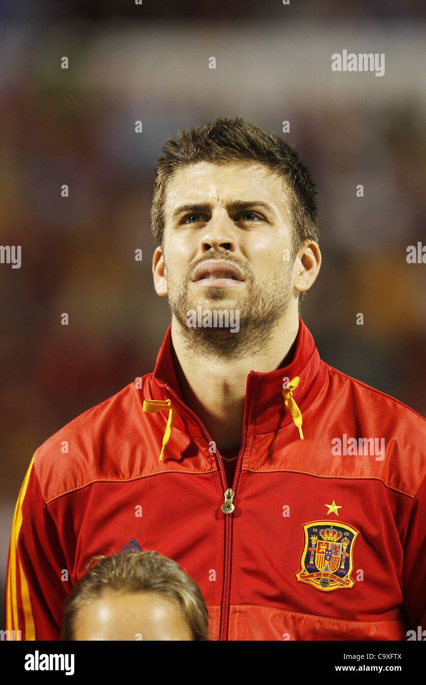 Gerard Pique (ESP), OCTOBER 11, 2011 - Football / Soccer : Head Shot of ...
