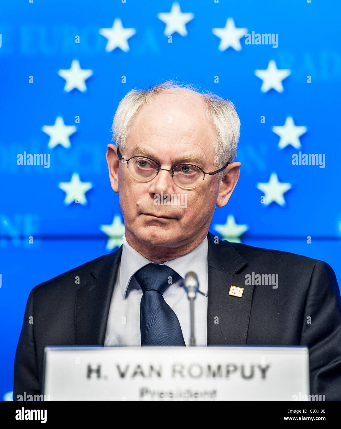 March 1, 2012 - Brussels, BXL, Belgium - European Union president ...