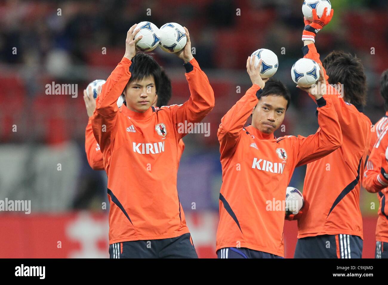 (L to R) Ryo Miyaichi, Yuto Nagatomo (JPN), FEBRUARY 29, 2012 ...