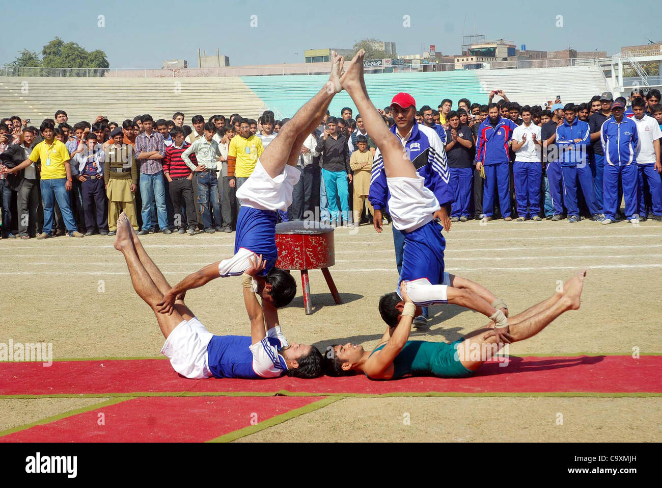 Students participate in a competition on the occasion Annual Sports ...