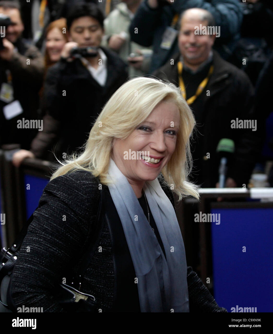 Slovak Prime Minister Iveta Radicova arrives for the EU Summit in ...