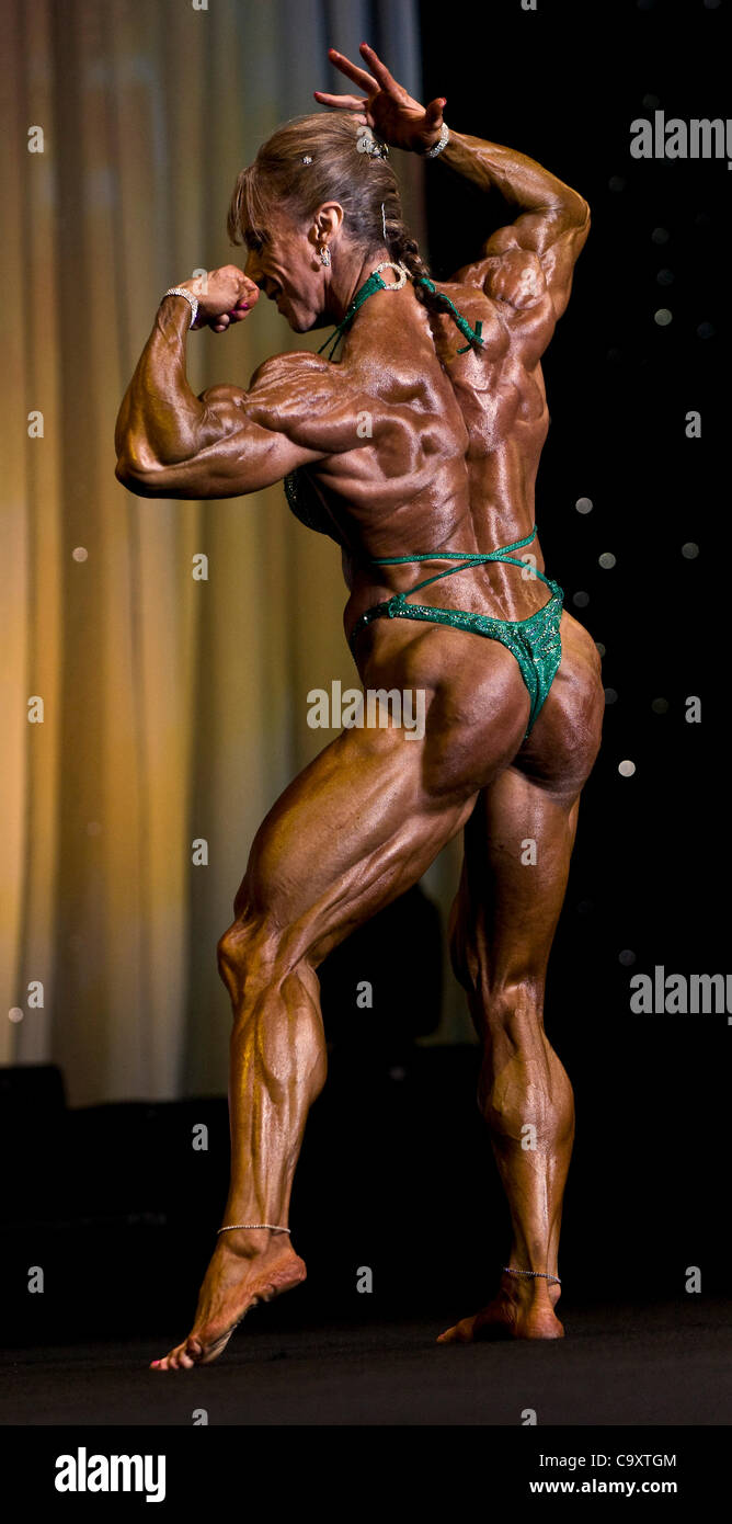 March 02, 2012 - Columbus, OH, USA - Eighth place finisher Maria Rita Bello of Argentina ...