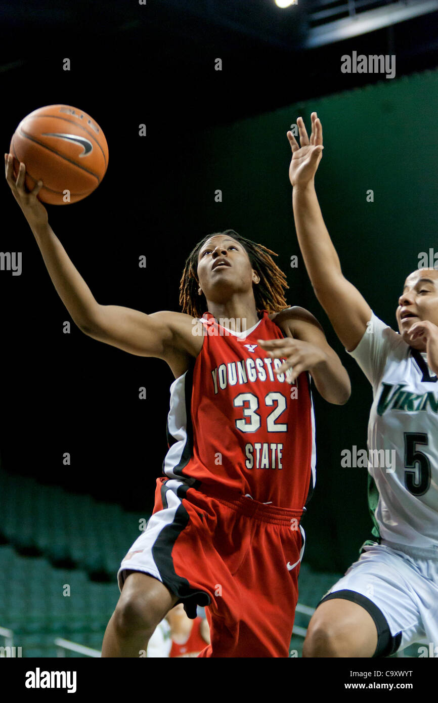 March 3, 2012 - Cleveland, Ohio, U.S - Youngstown State guard Tieara ...
