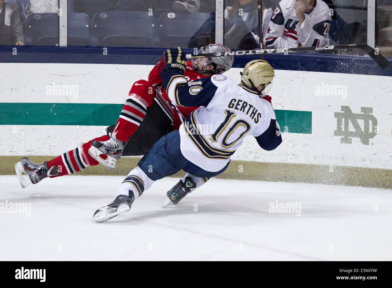 March 3, 2012 - South Bend, Indiana, U.S - Notre Dame center David ...