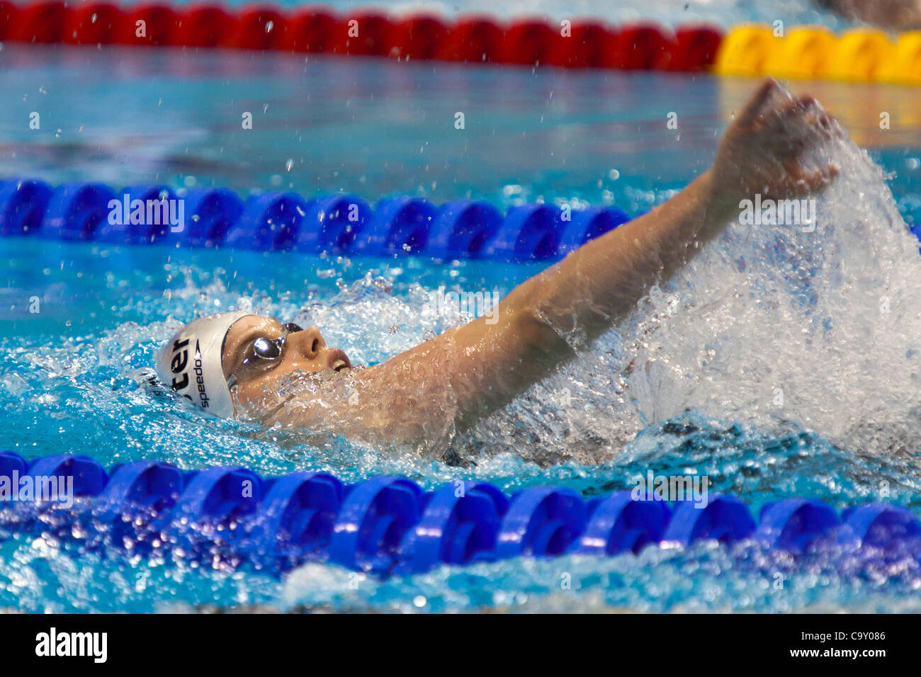 British swimmer Aimee WILLMOTT competing in the Women's Open 400m ...
