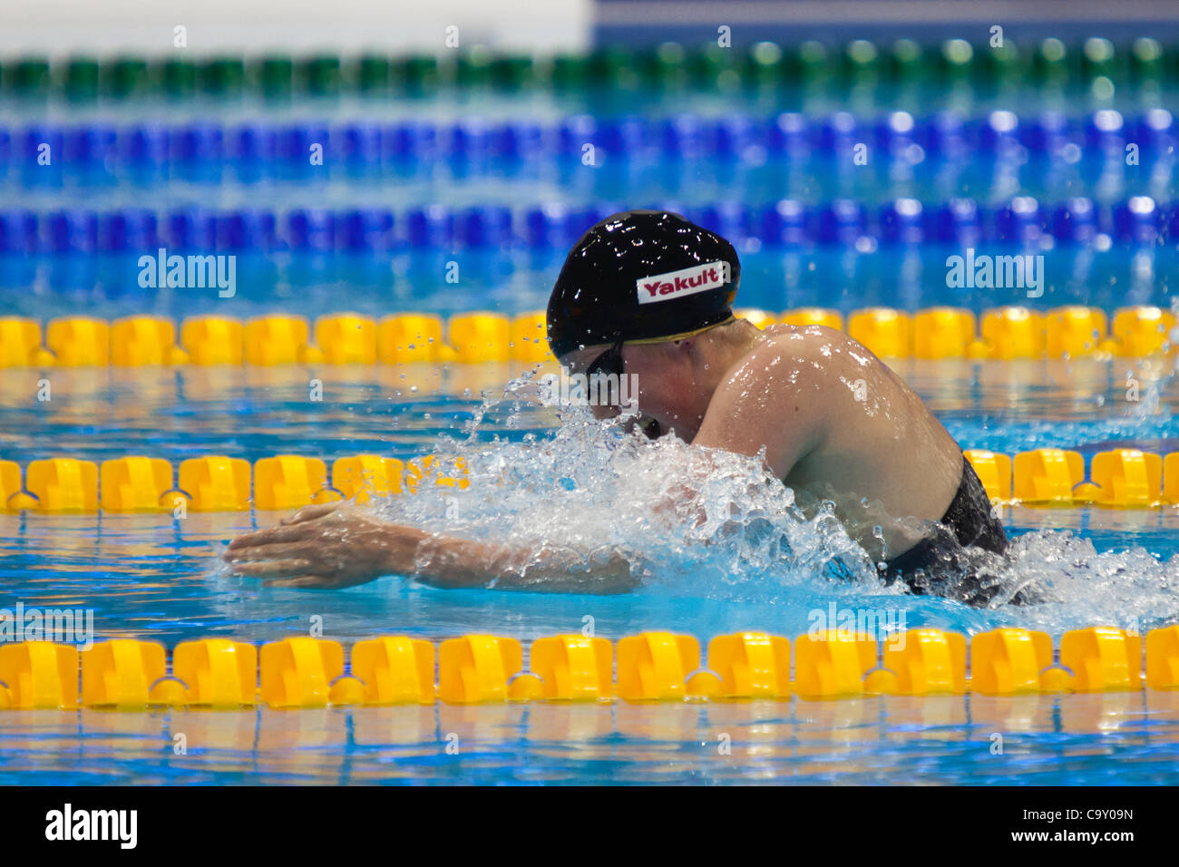 British swimmer Hannah MILEY competing in the Women's Open 400m ...