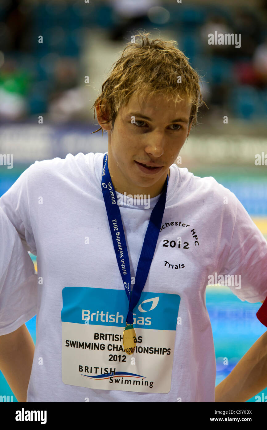 Jonathan Fox, medal ceremony for the Mens MC 400m Freestyle - Final ...