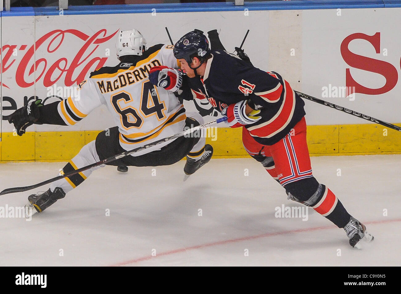 Mar. 04, 2012 - Newark, New Jersey, U.S. - New York Rangers defenseman ...