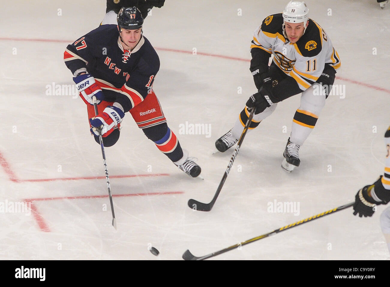Mar. 04, 2012 - Newark, New Jersey, U.S. - New York Rangers left wing ...