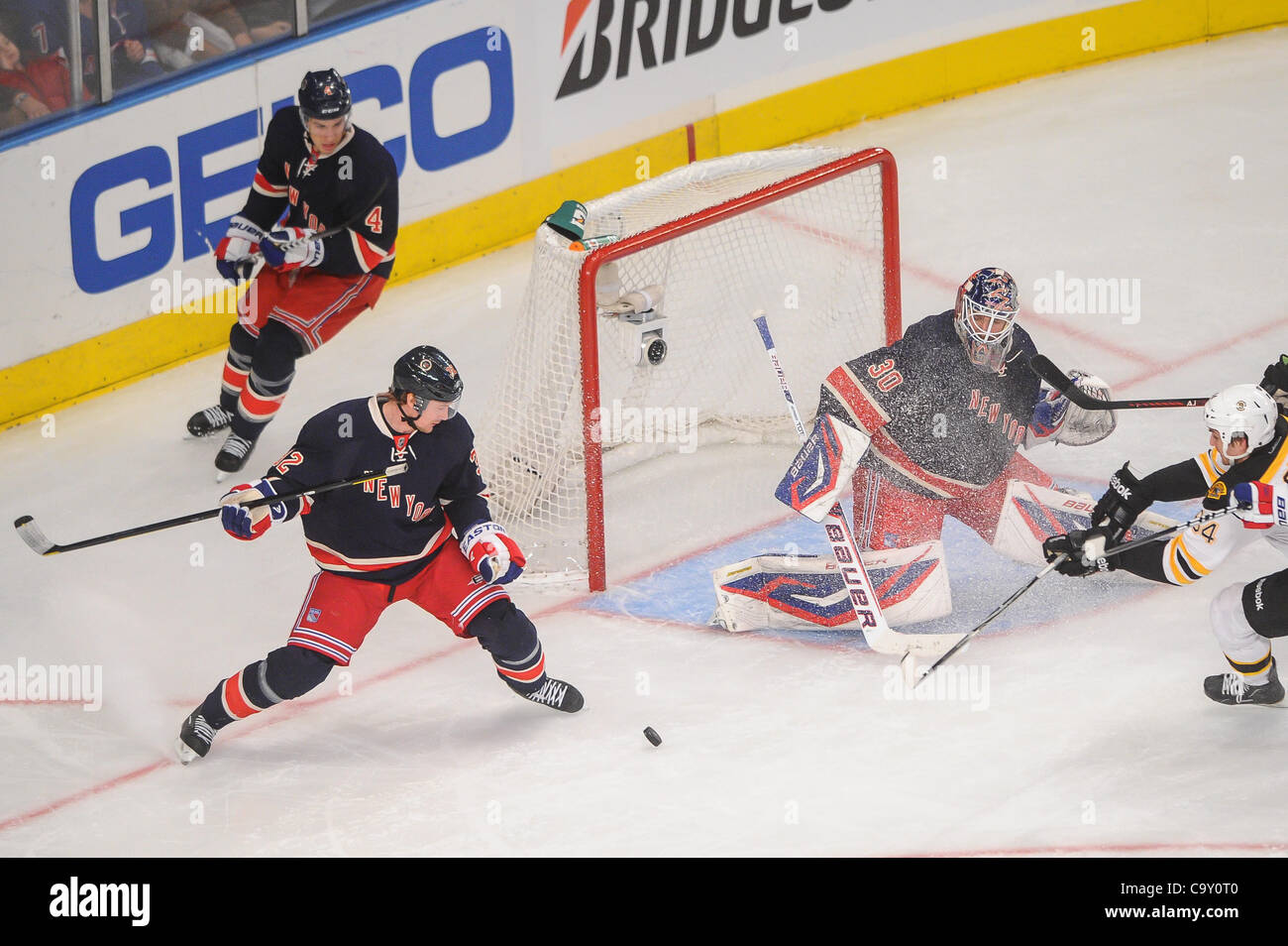 Mar. 04, 2012 - Newark, New Jersey, U.S. - New York Rangers defenseman ...