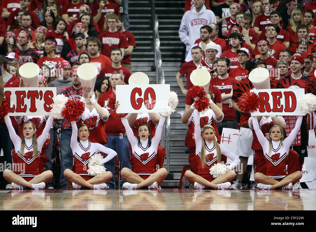 March 4, 2012 - Madison, Wisconsin, U.S - Wisconsin Badgers ...