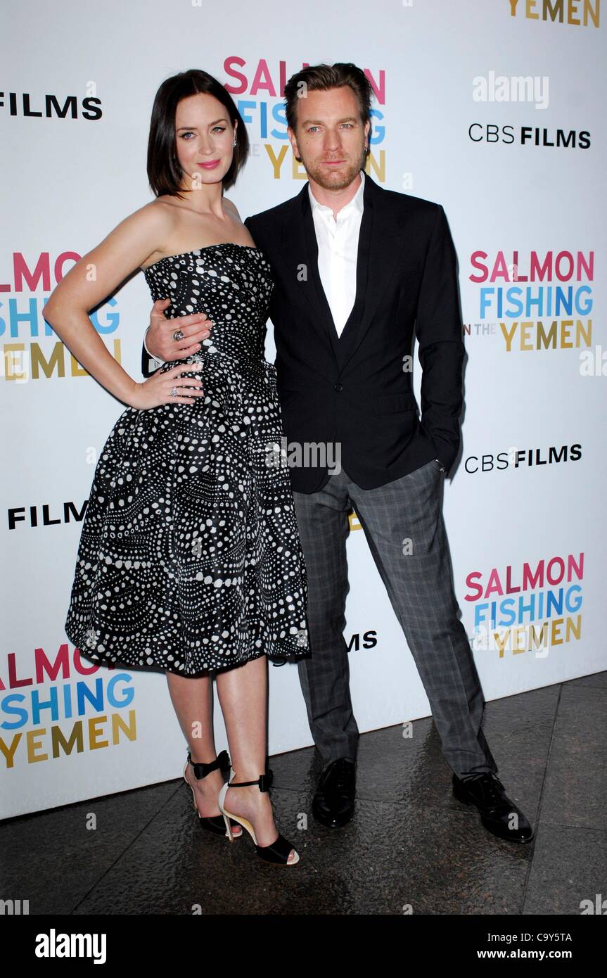 Emily Blunt, Ewan McGregor at arrivals for SALMON FISHING IN THE YEMEN ...