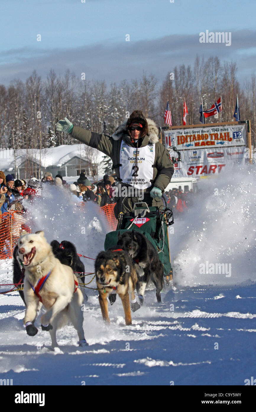 Mar. 4, 2012 - Willow,Alaska, U.S.-Ray Redington, Jr. grandson of Joe ...