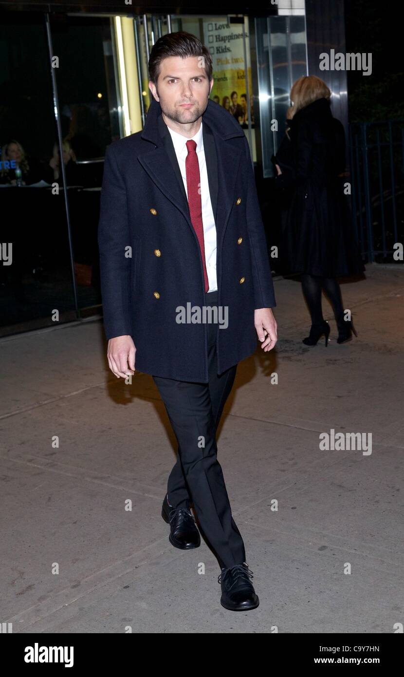 Adam Scott at arrivals for FRIENDS WITH KIDS Premiere, SVA Theatre, New ...