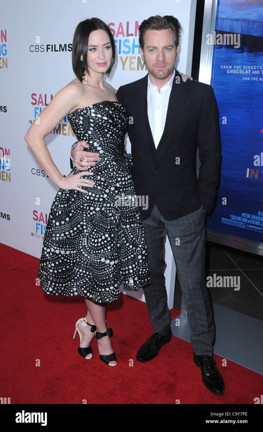 Emily Blunt, Ewan McGregor at arrivals for SALMON FISHING IN THE YEMEN ...